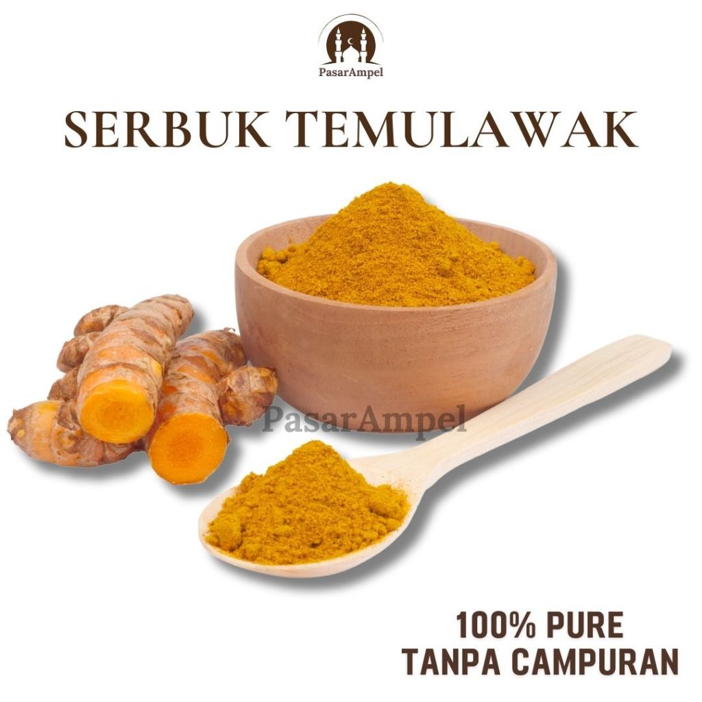 Jual Temulawak Bubuk 100gr - Bubuk Temulawak Original 100% Kualitas ...