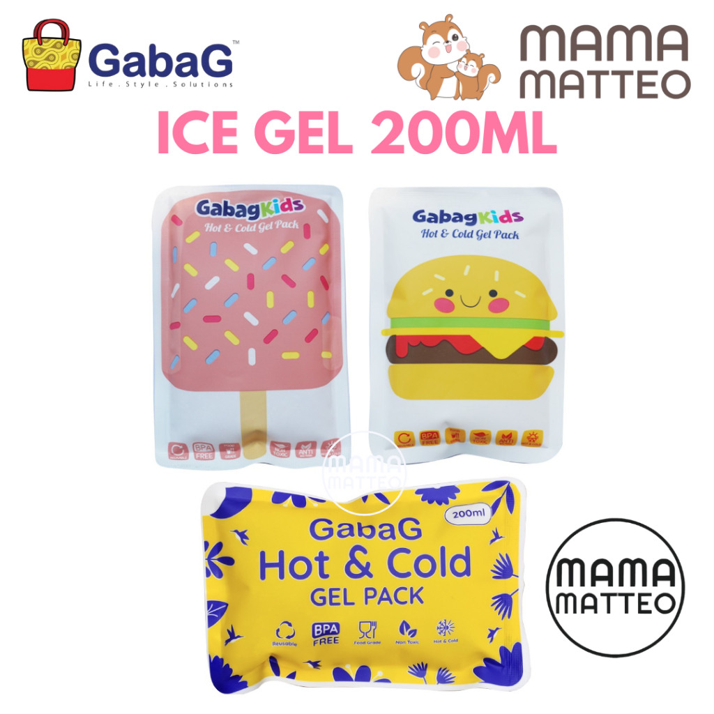 Jual Gabag Kids Ice Gel 200 gram / 200gr / Ice Cream Burger Original ...