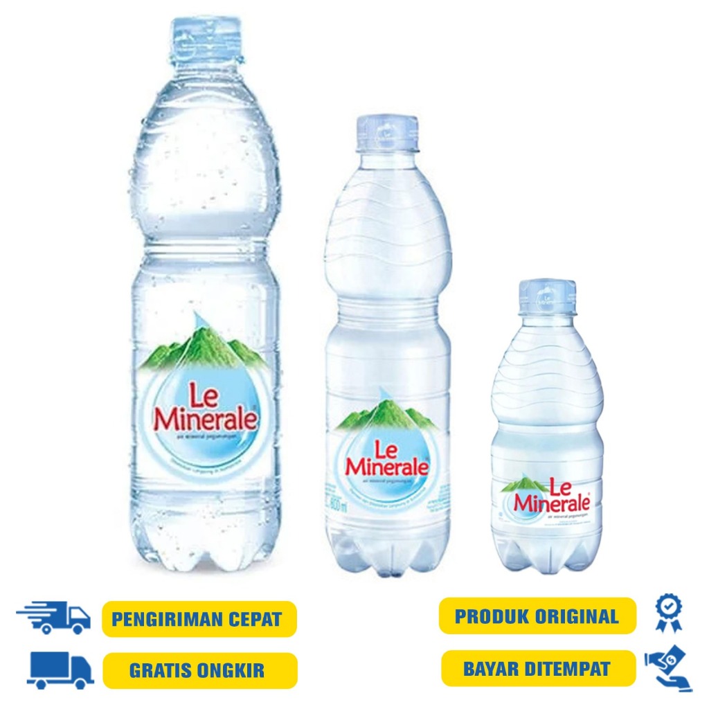 Jual Le Minerale - Air Mineral Mini 330ml | 1500 ML - Air Mineral Botol Kecil | Shopee Indonesia