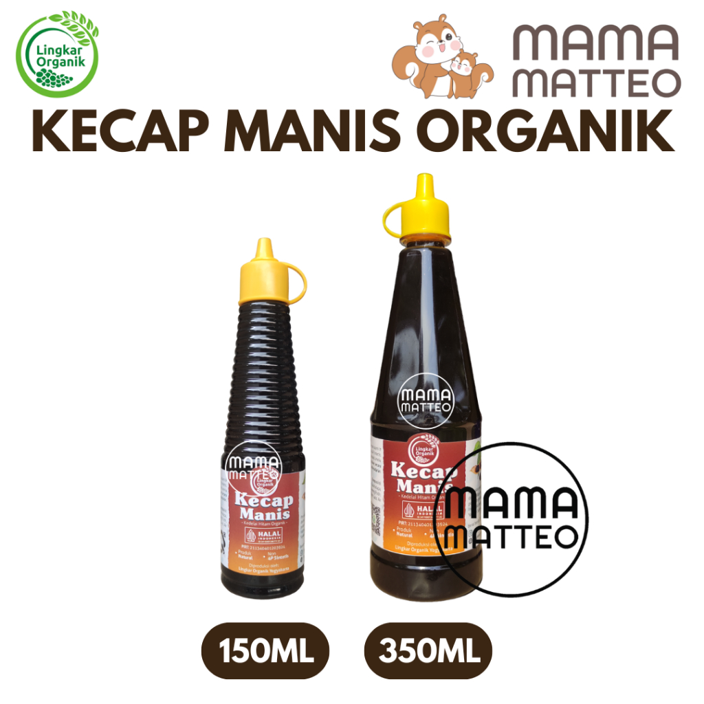 Jual LINGKAR ORGANIK Kecap Manis Organik Sehat Non MSG & GMO / 150ML / 350ML / BANDUNG | Shopee ...