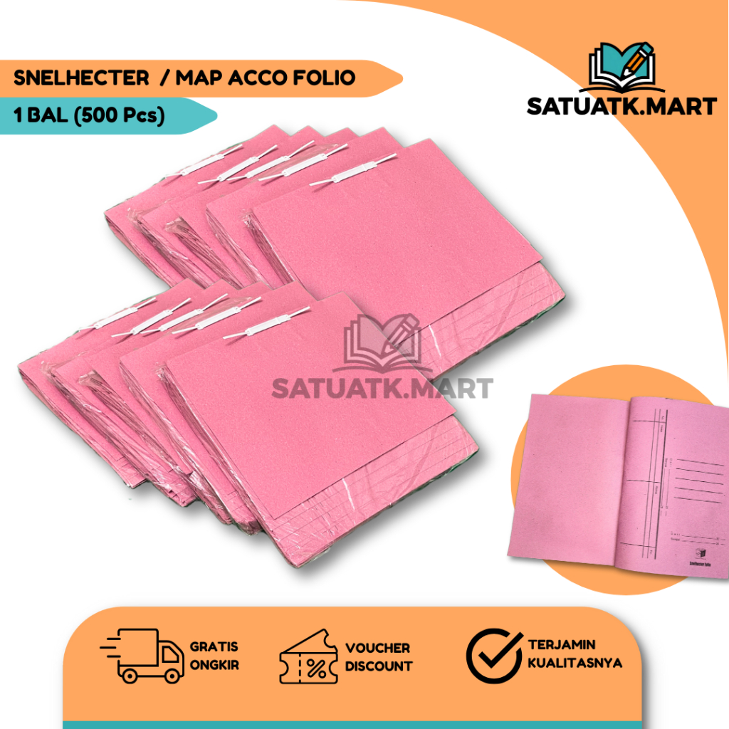 Jual Snelhecter Kertas 1 Bal Isi 500 Pcs (10 Pak) – Map Arsip Folio ...