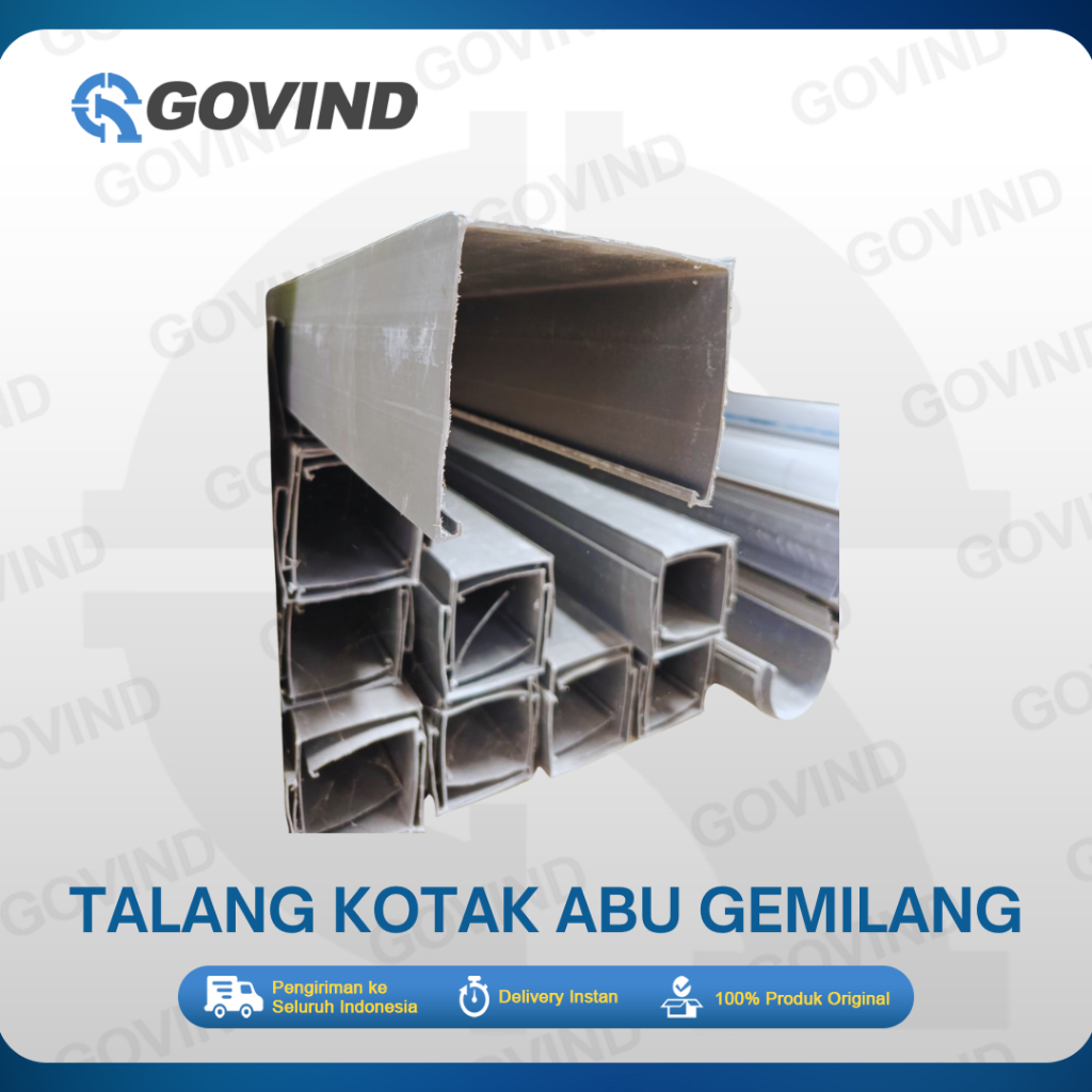 Jual TALANG KOTAK ABU / TALANG KOTAK PVC EKONOMIS MERK GEMILANG 4” – 4 ...