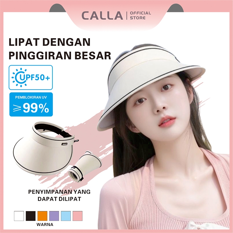 Jual Calla Topi Olahraga Wanita / Topi Pantai / Topi Matahari Anti UV / Topi Baru Mode Korea ...