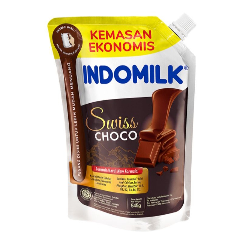 Jual INDOMILK Krimer Kental Manis Swiss Choco Pouch 545 g | Shopee ...