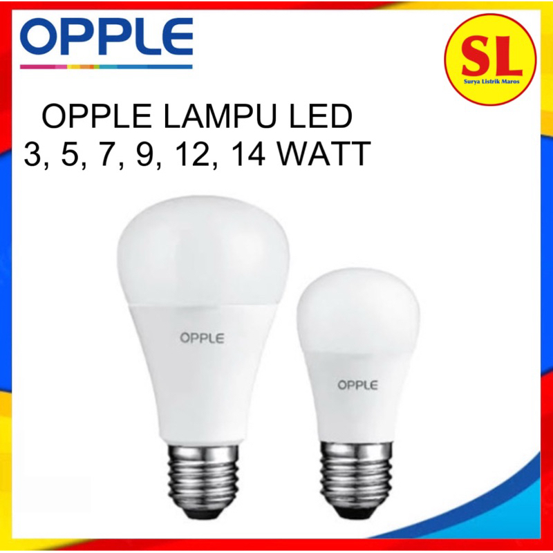 Jual OPPLE LAMPU LED 14 WATT PUTIH E27 | Shopee Indonesia