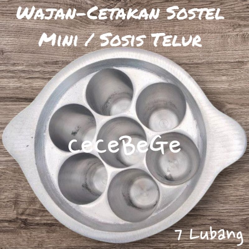 Jual wajan cetakan sostel mini 2000an 7 lubang | Shopee Indonesia