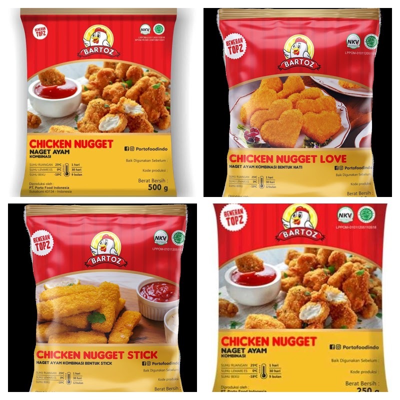 Jual Bartoz Chicken Nugget | Nugget Ayam Gurih & Renyah – Bentuk Lucu ...
