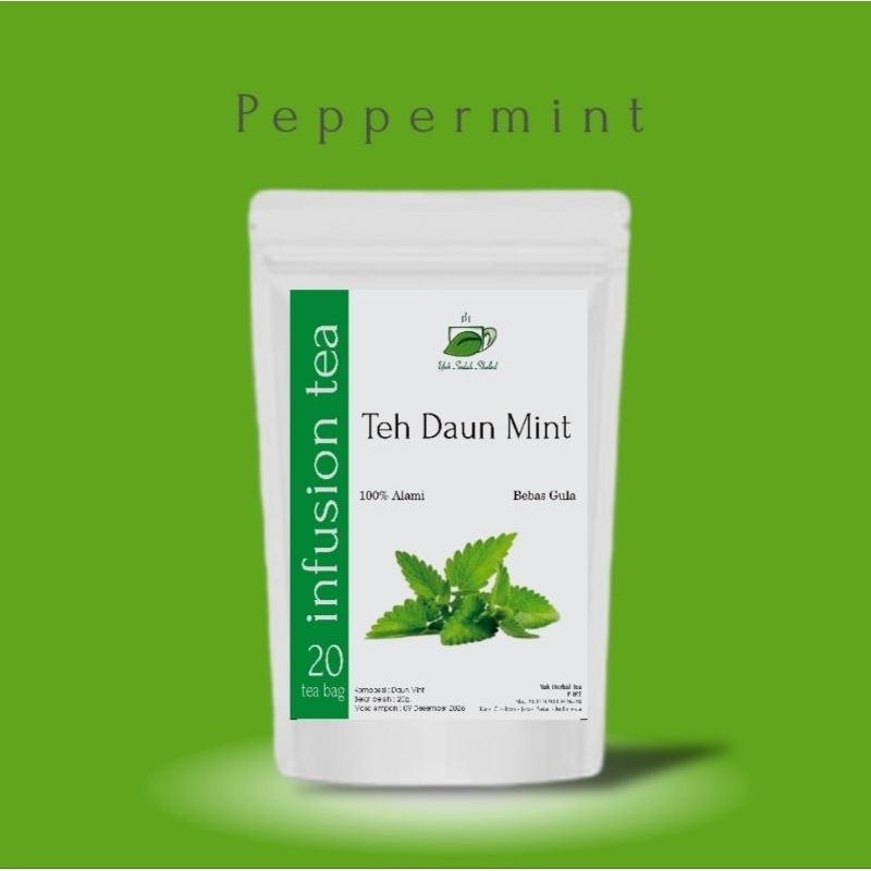 Jual TEH DAUN MINT (PEPPERMINT) isi 20kantong teh | Shopee Indonesia