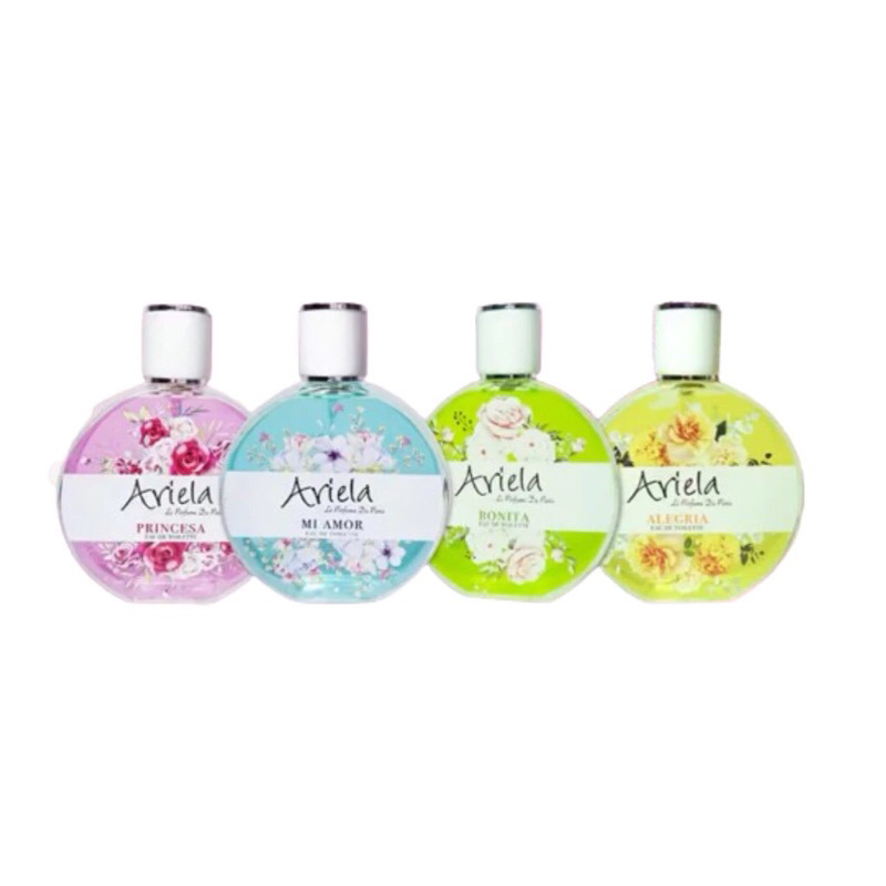 Jual ARIELA - EAU DE TOILET GLASS PARFUME 100ML | Mi Amore | Alegria ...