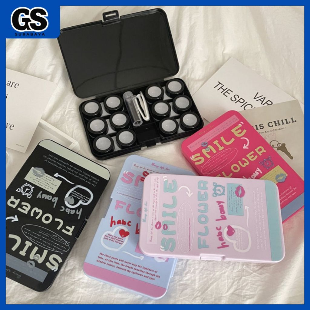 Jual KOTAK SOFTLENS 6IN1 COLOR / CASE SOFTLENS 6IN1 COLOR / 1 SET CASE ...