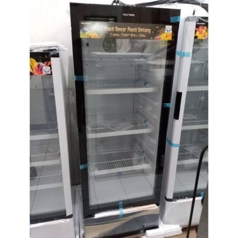 Jual POLYTRON Showcase 3 Rak SCN-187 Kapasitas 180 Liter | Shopee Indonesia