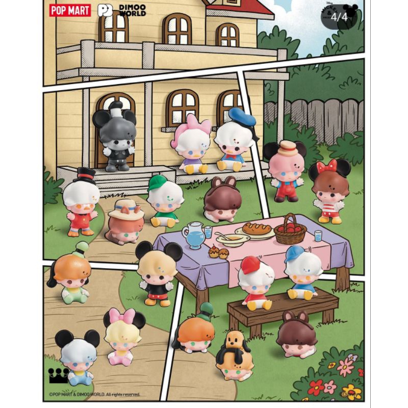 Jual Pop Bean Classic Dimoo world Disney selected Popbean Popmart SNI ...