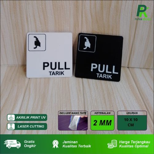 Jual Push Pull Signage Dorong Tarik Sign Board | Shopee Indonesia