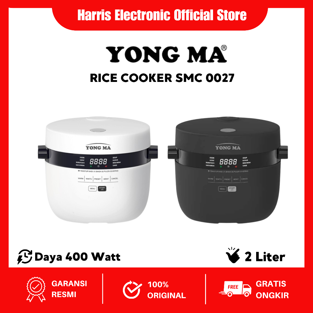 Jual YONG MA SMC0027 / SMC-0027 DIGITAL RICE COOKER 2 LITER - RICE ...