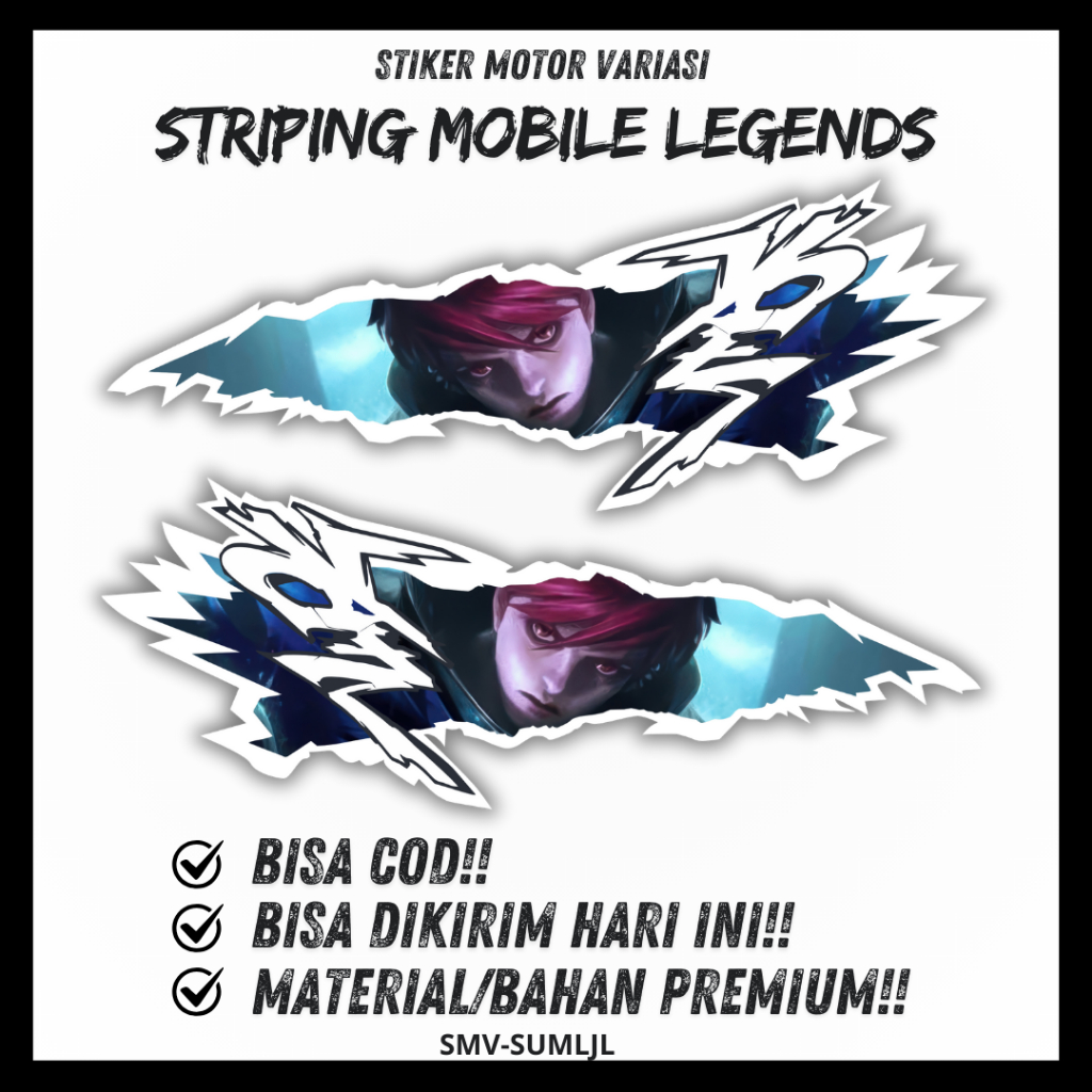 Jual Stiker Striping Julian Sticker Hero Julian Mobile Legends ...