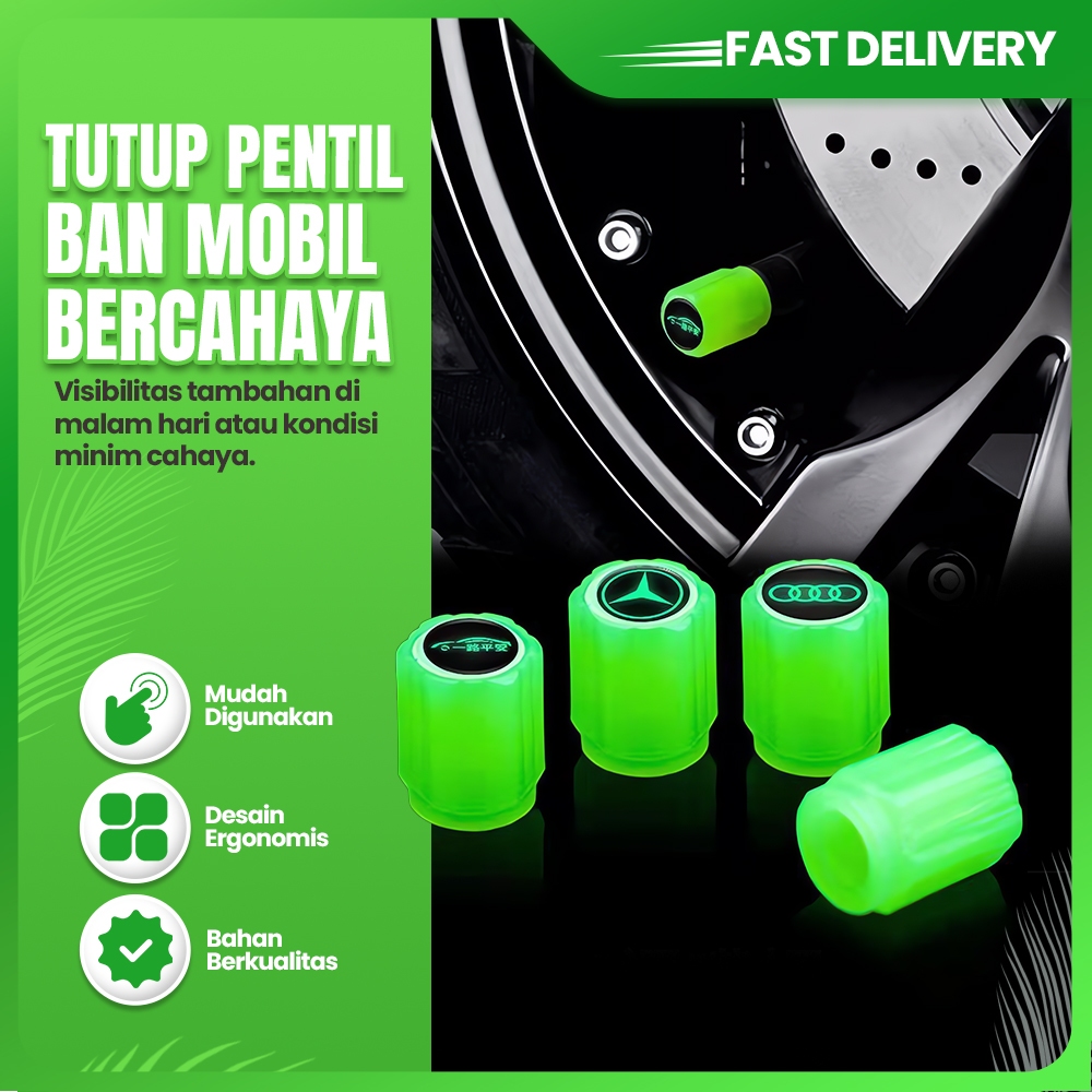 Jual Tutup Pentil Tekanan Angin Roda Ban Sepeda Motor Mobil Universal ...