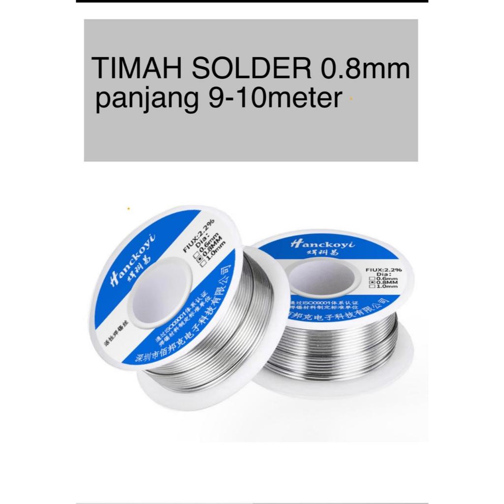 Jual Timah Solder 0.8mm Timah Gulung Solder 0.8mm Solder Timah | Shopee ...