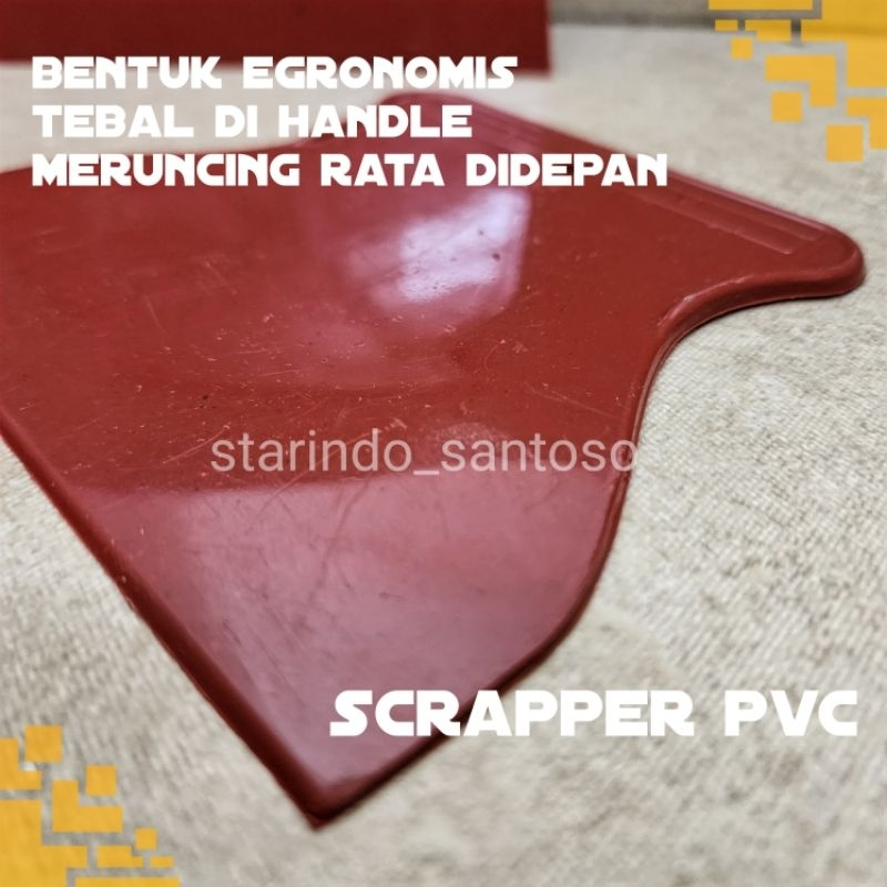 Jual Scrapper pvc 5 7 9 inch kapi plastik skraper kape cat komponen ...