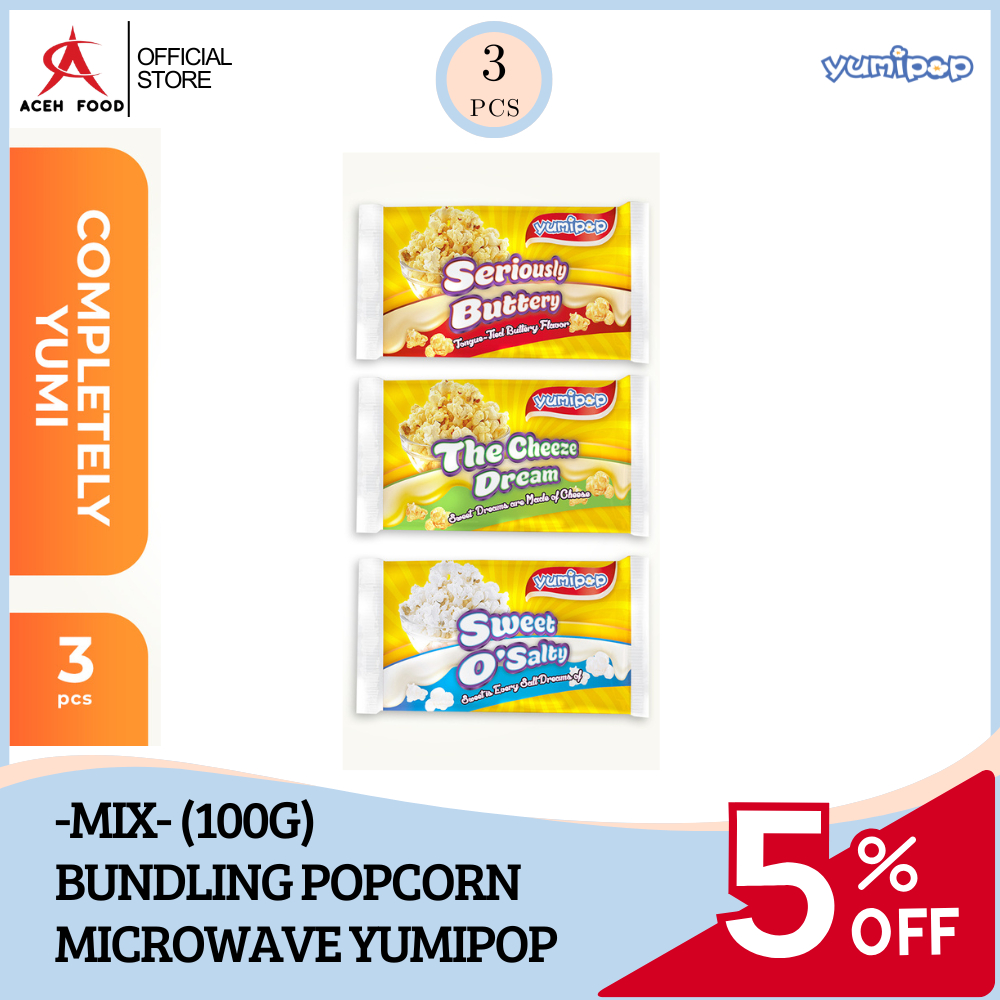Jual Bundling Yumipop Popcorn - MIX Completely Yumi - Snack Cemilan ...