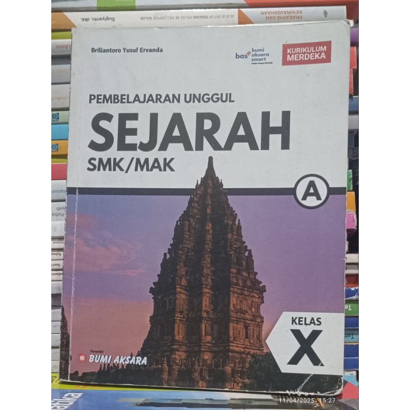 Jual BEKAS SEJARAH untuk SMK/MAK Kelas 10 Kurikulum Merdeka | Shopee Indonesia