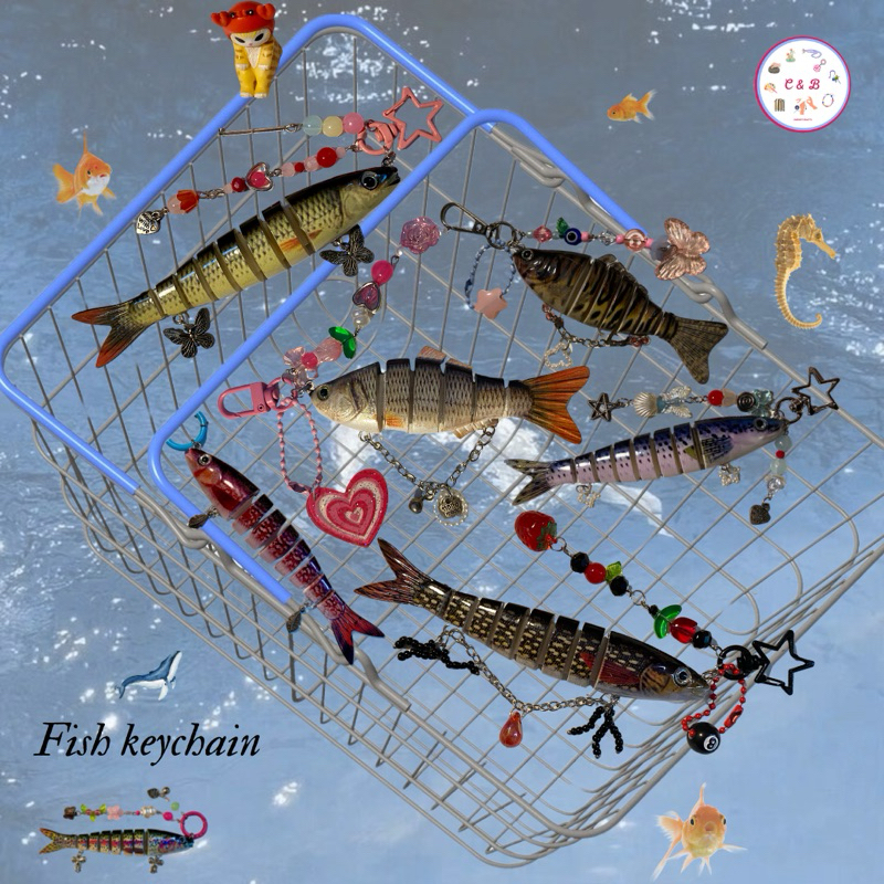 Jual GANTUNGAN KUNCI | FISH KEYCHAIN | BAG CHARM | GANTUNGAN TAS ...