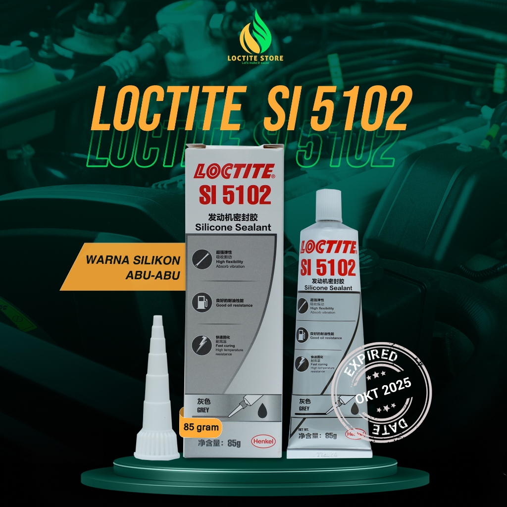 Jual LEM SILIKON GASKET TAHAN PANAS UNTUK PAKING & RADIATOR LOCTITE SI ...