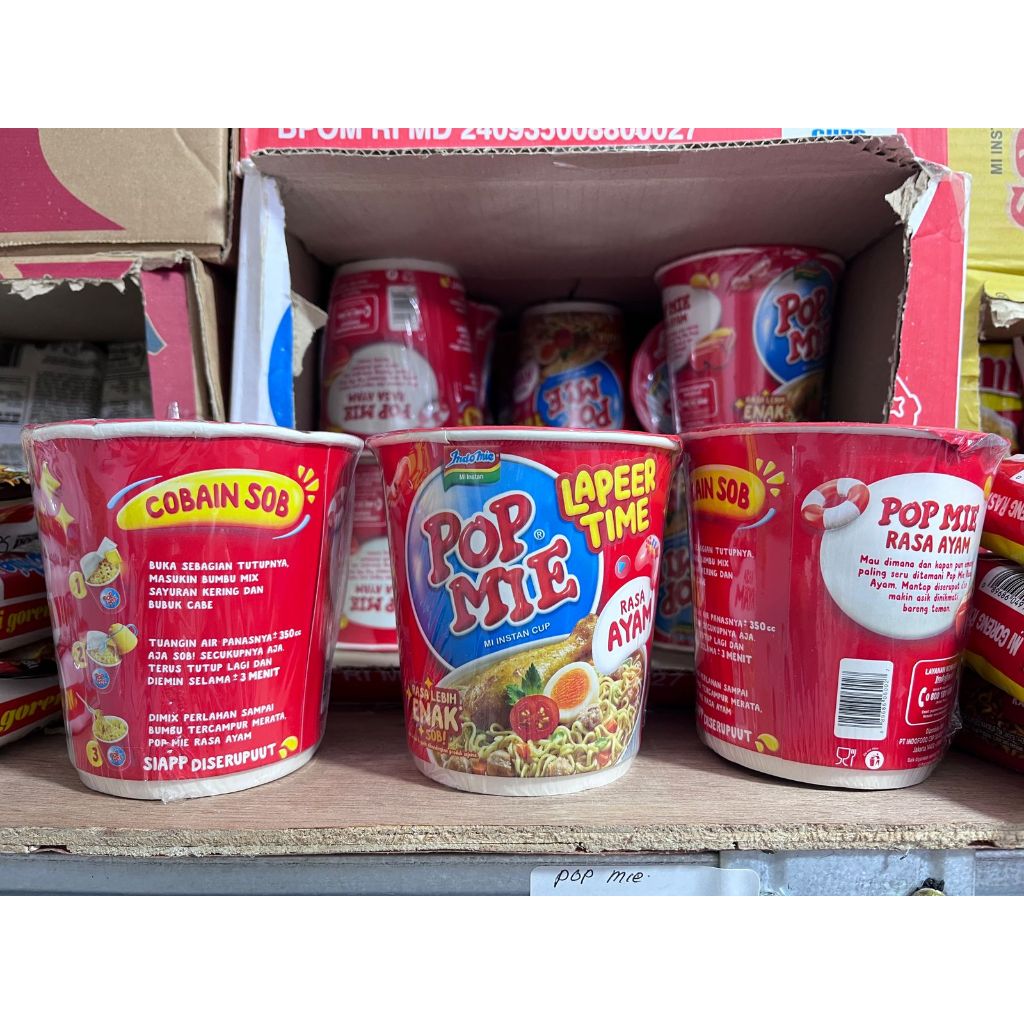 Jual Pop Mie Rasa Ayam Laper Time | Shopee Indonesia