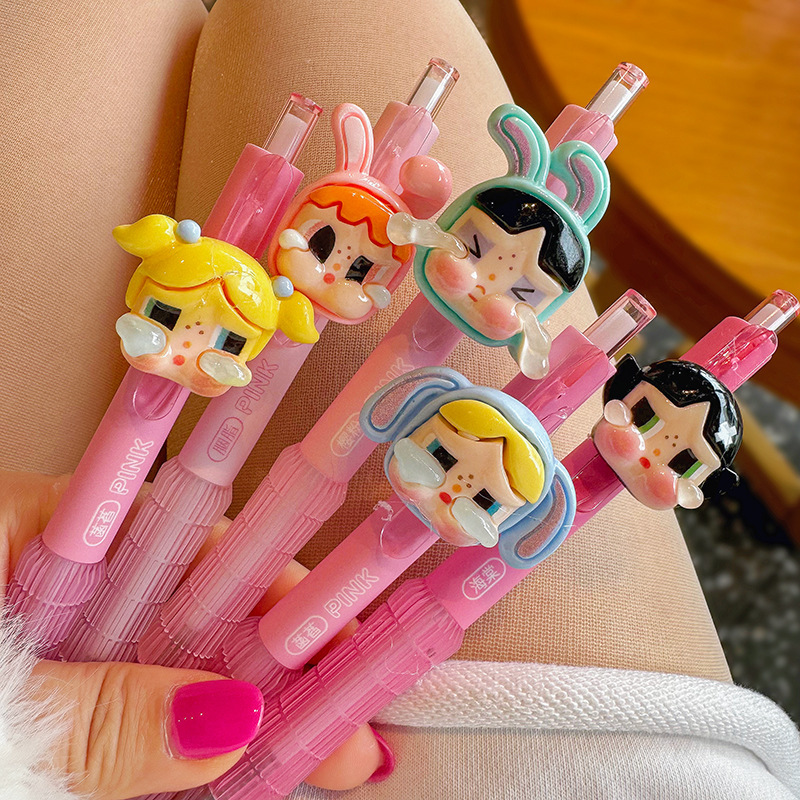 Jual PULPEN CRYBABY PINK / PULPEN POWERPUFFGIRL CRYBABY / PULPEN ...