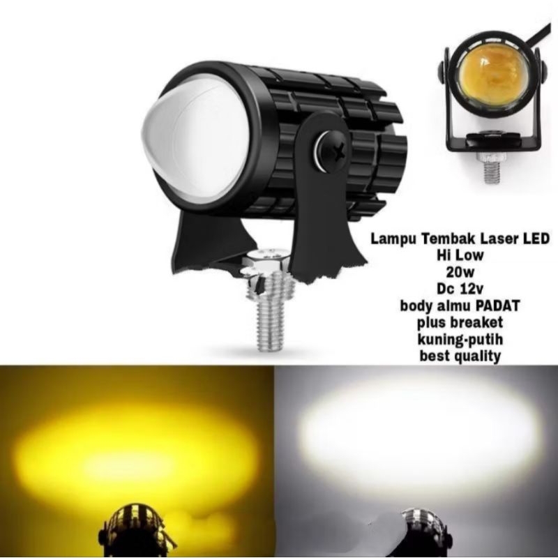 Jual Lampu Tembak Laser Led Mini 2 Warna - Lampu Tembak Sorot Foglamp ...