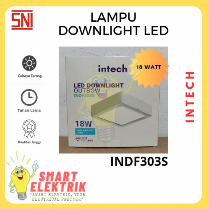 Jual INTECH - Lampu LED DownLight 18WATT [ OBS ] INDF303S | Shopee ...