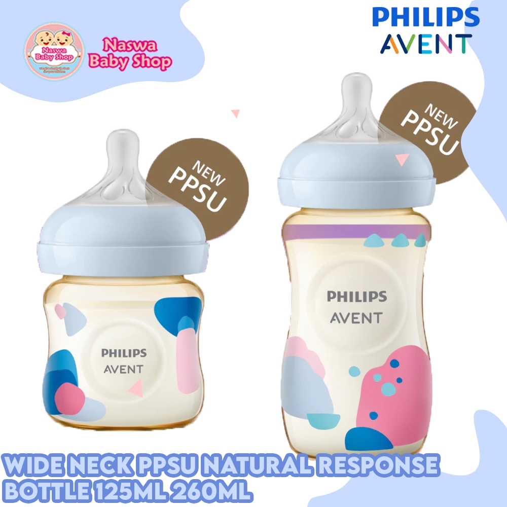 Jual Philips Avent Natural Response Wide Neck PPSU Single Pack Bottle Botol Susu Bayi 125ml ...