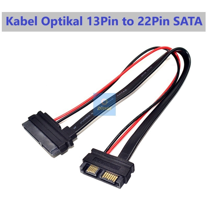 Jual Kabel Optical Drive Cable ATA 22Pin 7+15 Female to Slimline SATA ...