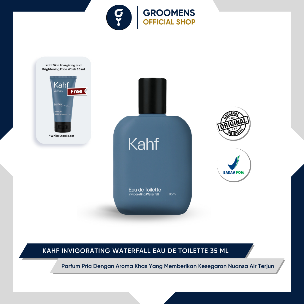 Jual Kahf Invigorating Waterfall Eau de Toilette 35 ml | Shopee Indonesia