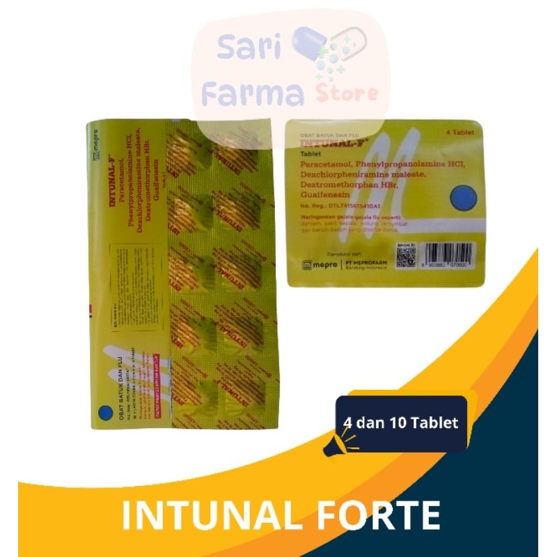 Jual Intunal Forte obat batuk pilek | Shopee Indonesia
