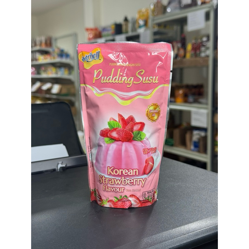 Jual Nutrijell Pudding susu Korean Strawberry Flavour / rasa stroberi ...