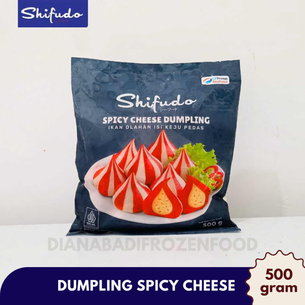 Jual SHIFUDO Spicy Cheese Dumpling Ikan Olahan Isi Keju Pedas 500gr ...