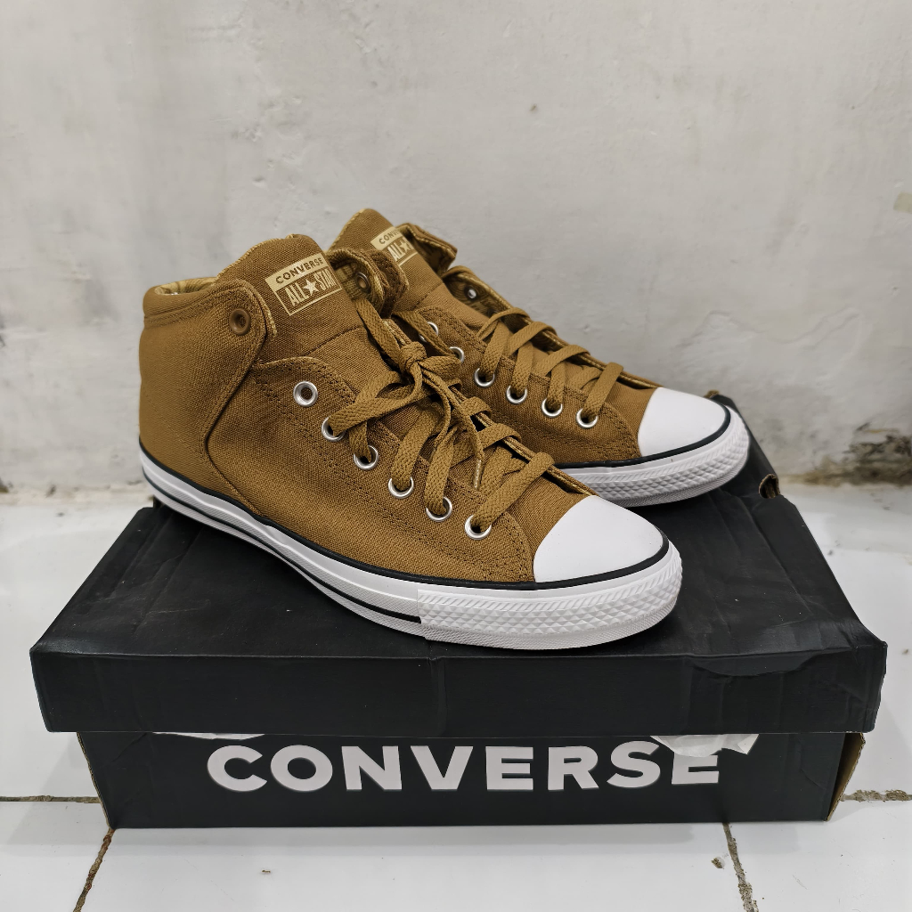 Jual Sepatu CONVERSE A08187C CTAS HIGH STREET MID Ukuran 43 Baru ...