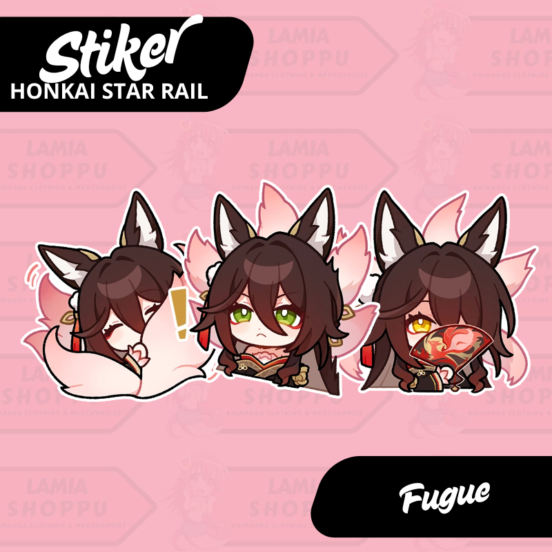Jual Stiker Honkai Star Rail Fugue | Sticker Fugue HSR | Merch Anime ...