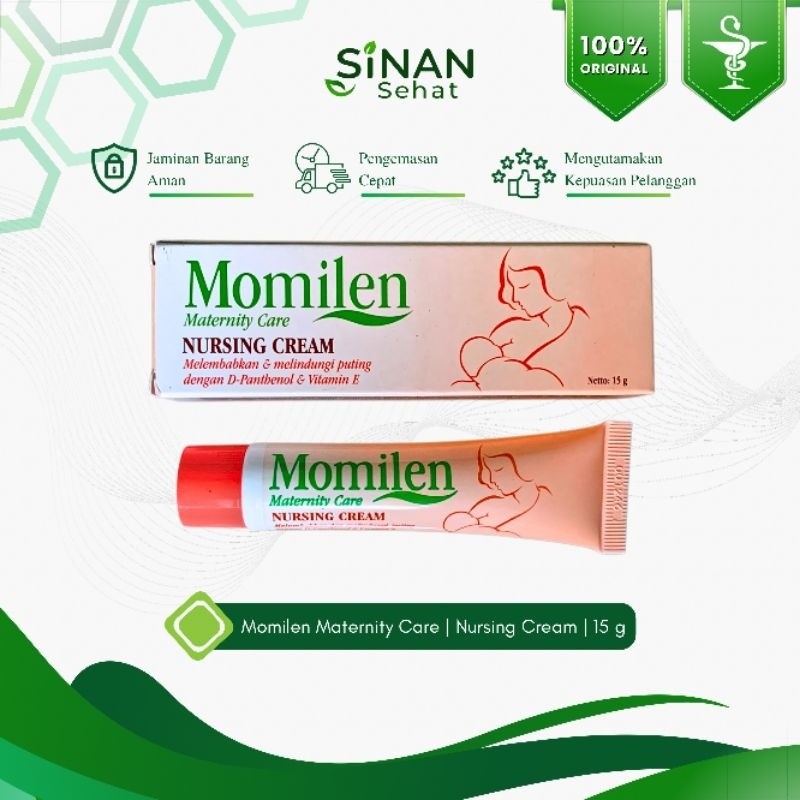 Jual Apotek Sinan Sehat | Momilen Nursing Cream 15 gr | Puting Lecet ...