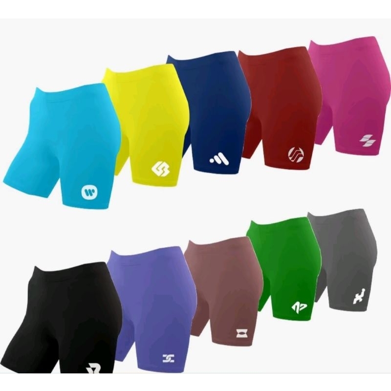 Jual (10 pcs ) short leging legging lejing pendek shot sot pants strech ...