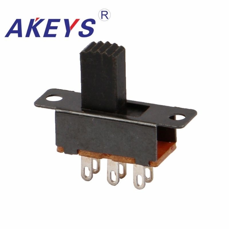 Jual SS-22F32 2P2T slide switch DPDT Saklar Geser 6 Kaki 2 Posisi ON-ON M2.2 X=5MM | Shopee ...