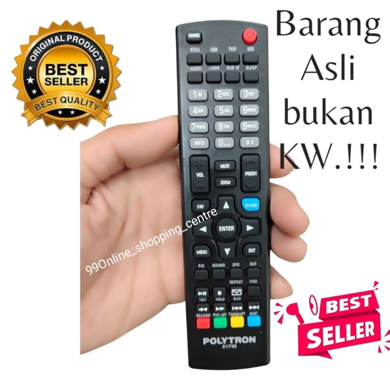 Jual Remot TV LED LCD Tabung Polytron Asli 100% – Praktis, Awet, dan ...