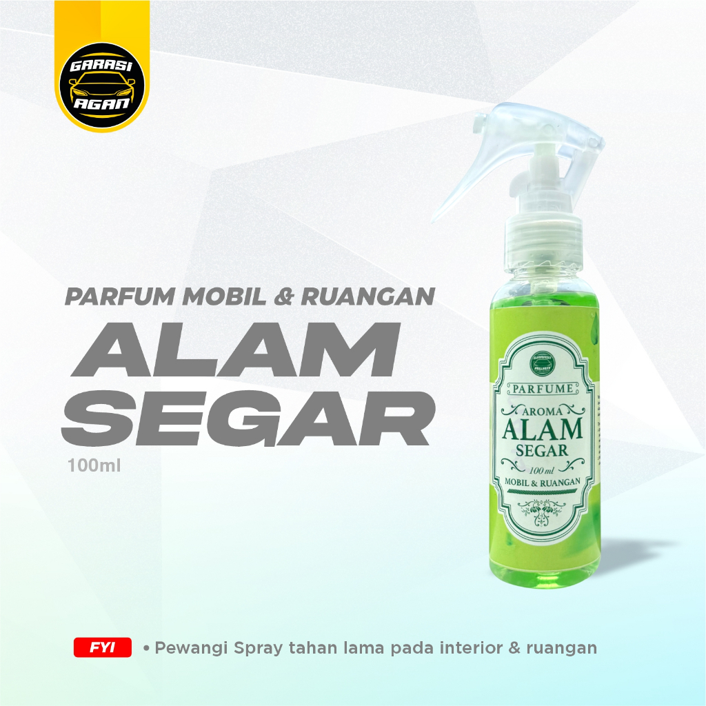 Jual GARASI AGAN Parfum Alam Segar Pengharum Mobil dan Ruangan Spray ...