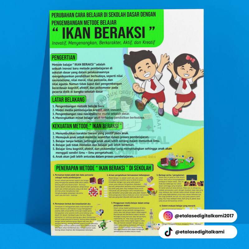 Jual POSTER TENTANG METODE BELAJAR DESAIN POSTER TEMA CARA BELAJAR ...