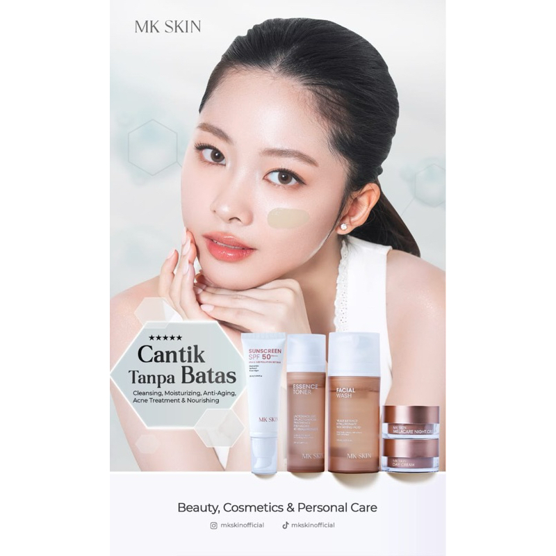 Jual (READY STOCK)MK SKIN SATUAN FACIAL WASH ESSENCE TONER DAY/NIGHT ...