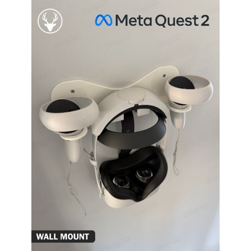 Jual Wall Mount untuk Meta Quest 2 Free 2 Fisher Hasil Cetak 3D Print ...
