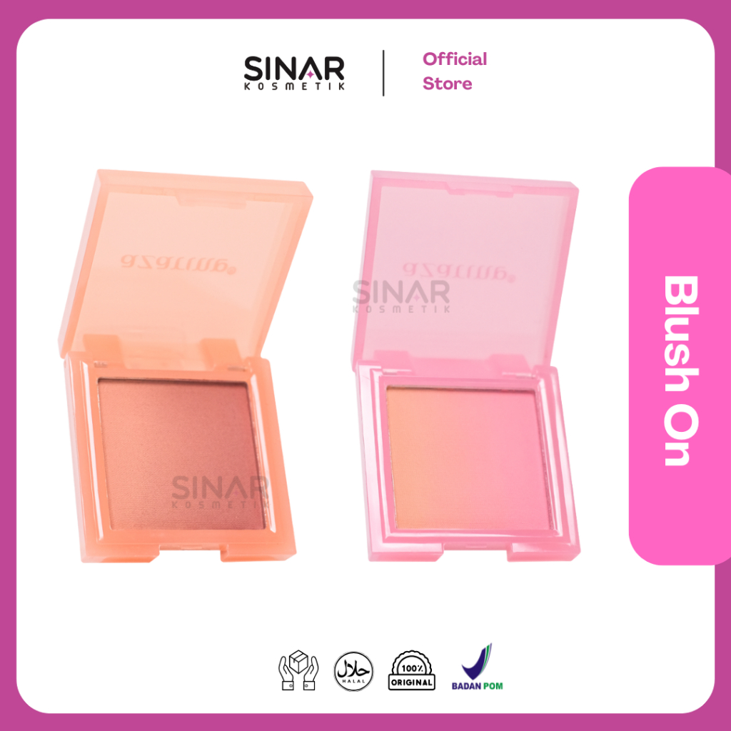 Jual Azarine Chic to Cheek Blush | Blush On Azarine | Shopee Indonesia