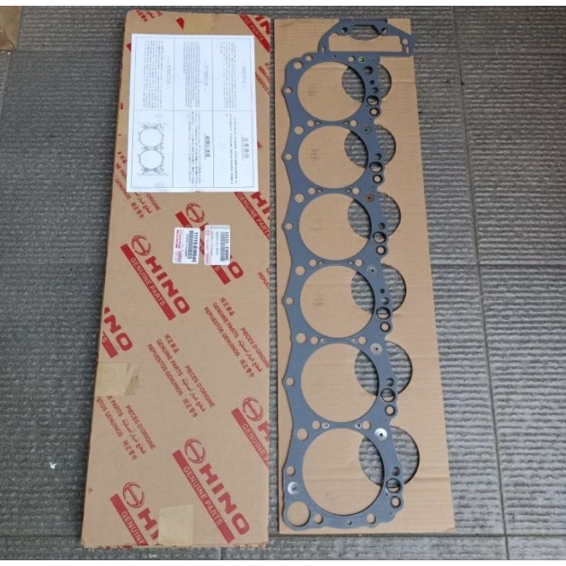 Jual GASKET CYLINDER HEAD HINO 500 FM260TI 260JD PACKING HEAD JO8E JO8C ...