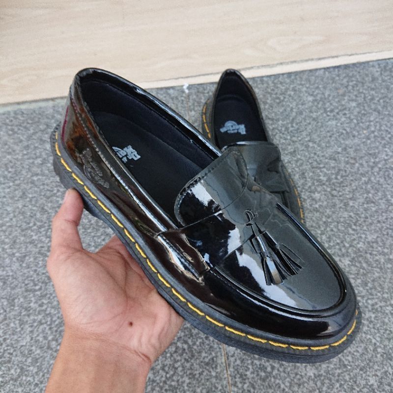 Jual Sepatu Pria Docmart Loafers Glossy Slip on. Sepatu Formal Dr ...