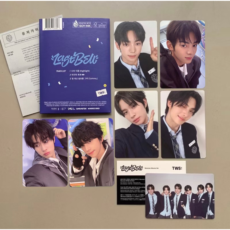 Jual [READY OFFICIAL] PHOTOCARD TWS LAST BELL WEVERSE PC ALBUM PHOTOBOOK UNSEALED SHINYU ...